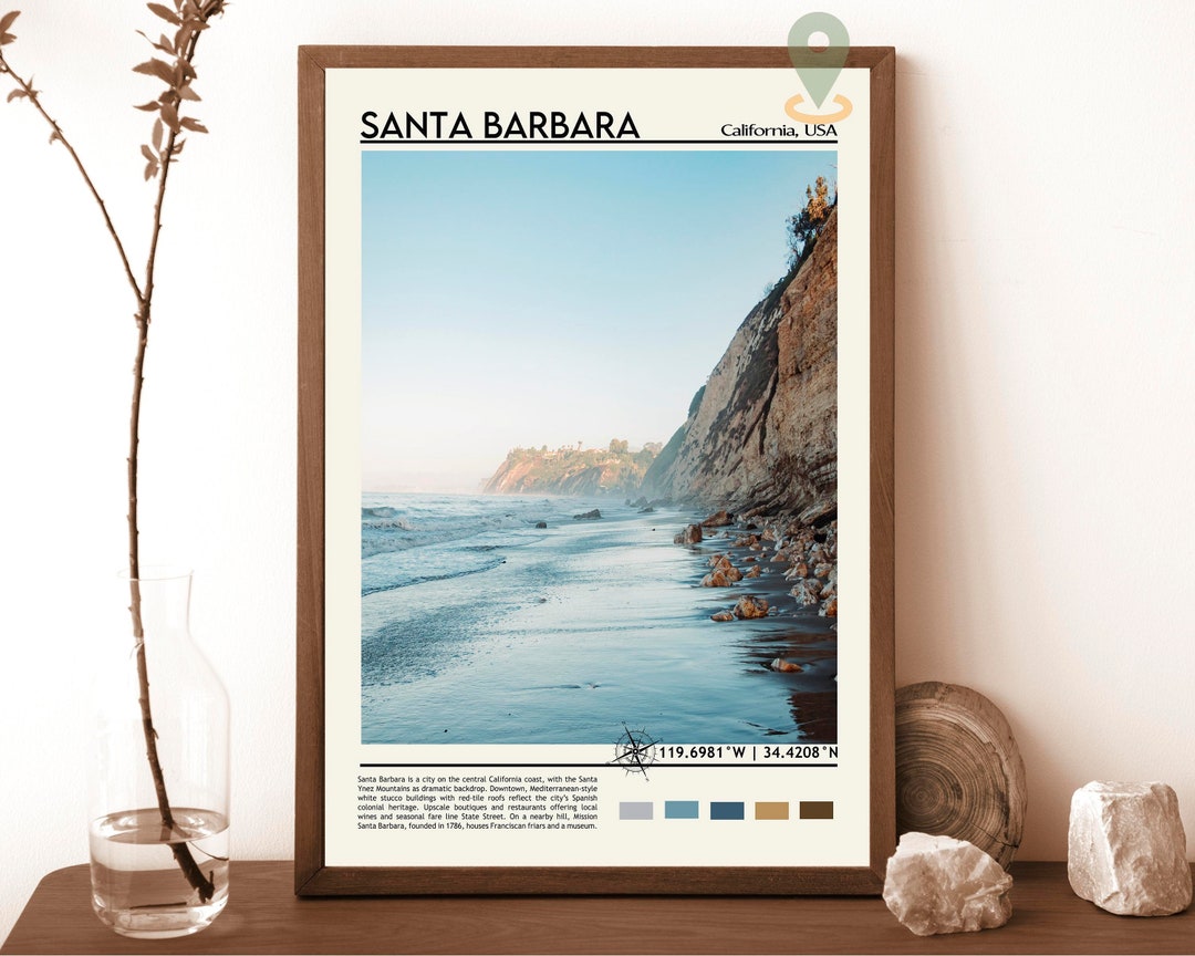 Santa Barbara Print, Santa Barbara Art, Santa Barbara Photo, Santa ...