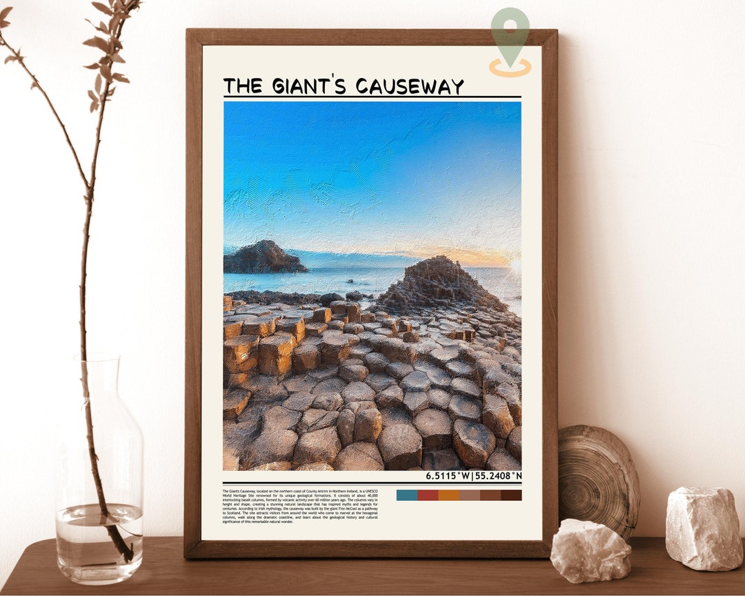Giants Causeway Print, Giants Causeway Poster, Giants Causeway Wall Art ...