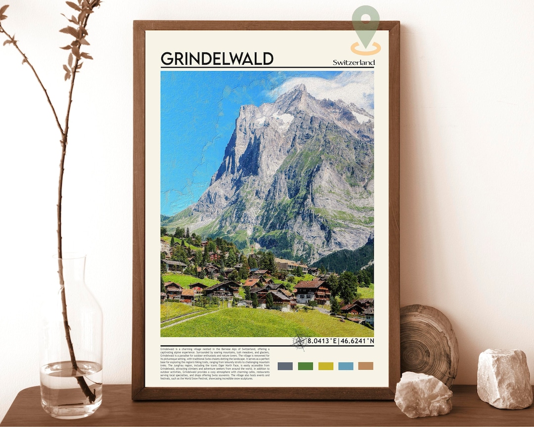Grindelwald Print, Grindelwald Poster, Grindelwald Wall Art ...