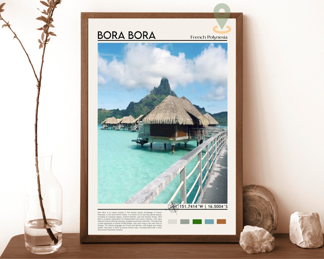 Bora Bora Print, Bora Bora Art, Bora Bora Poster, Bora Bora Photo, Bora ...