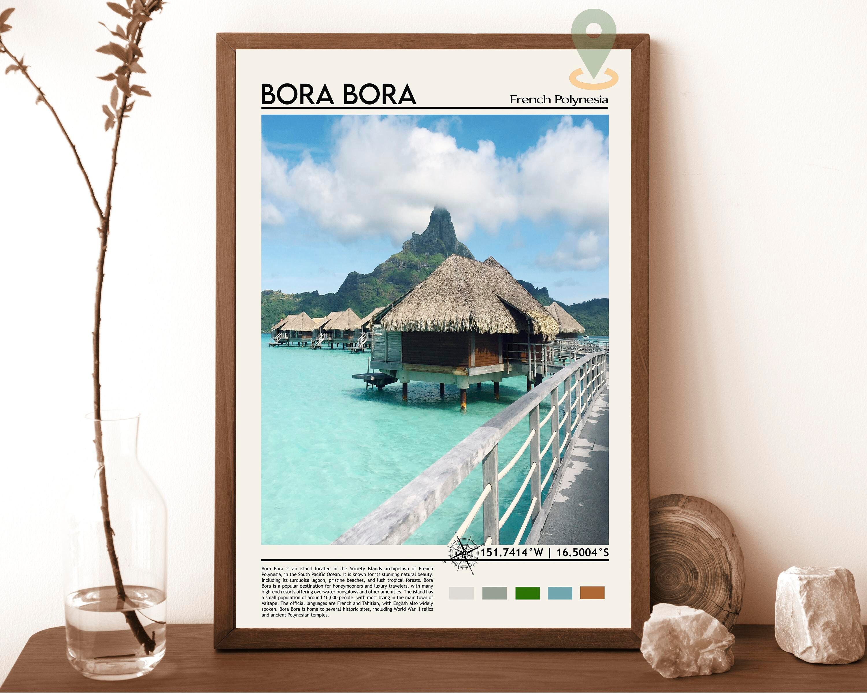 Bora Bora Print Bora Bora Art Bora Bora Poster Bora Bora - Etsy