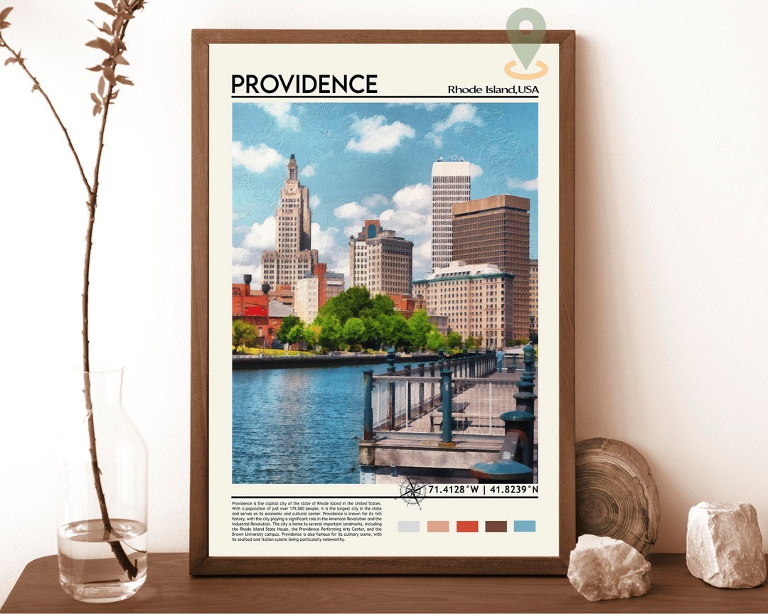 Providence Print, Providence Poster, Providence Wall Art, Providence ...