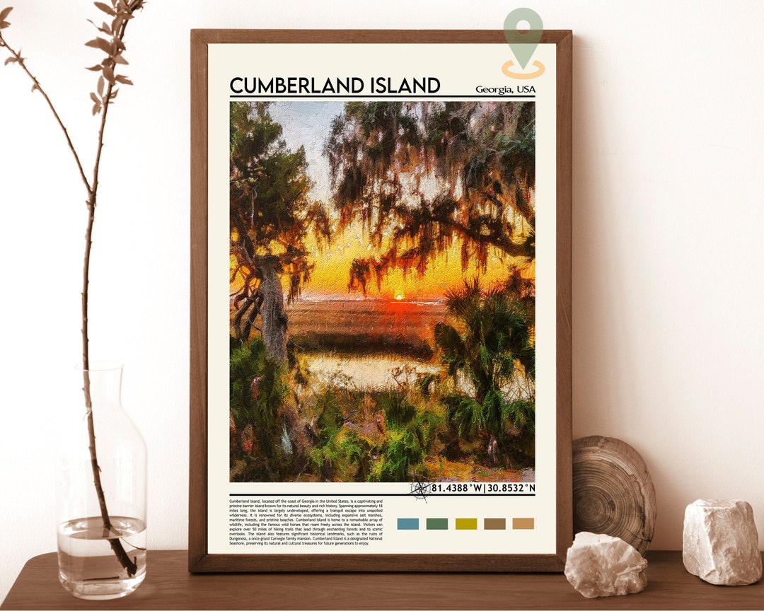 Cumberland Island Print, Cumberland Island Poster, Cumberland Island ...