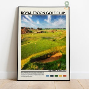 Royal Troon Golf Club, Royal Troon Print, Royal Troon Wall Art, Royal ...