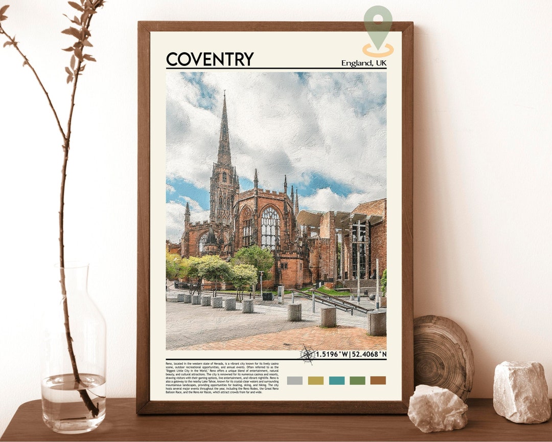 Coventry Print, Coventry Wall Art, Coventry Poster, Coventry Photo ...