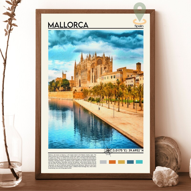 Mallorca Poster - Etsy