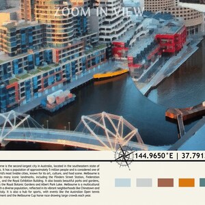 Melbourne Print Melbourne Poster Melbourne Wall Art - Etsy
