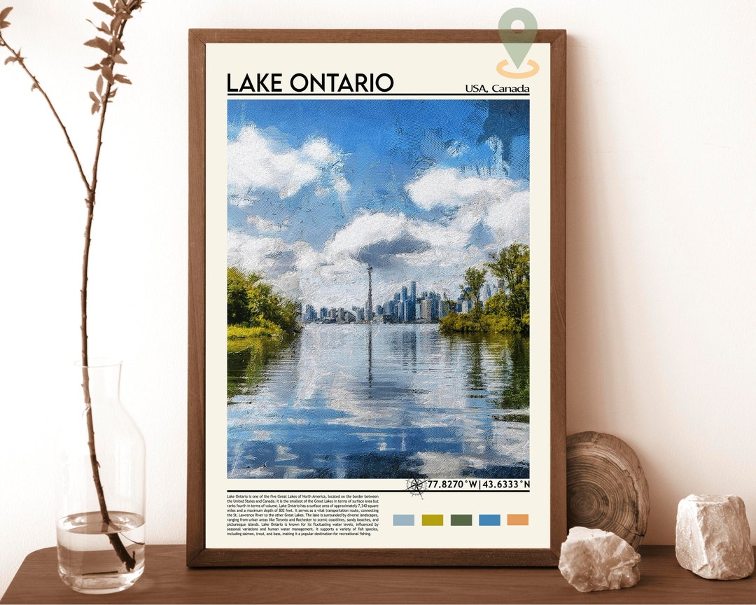 Lake Ontario Print, Lake Ontario Poster, Lake Ontario Wall Art, Lake ...