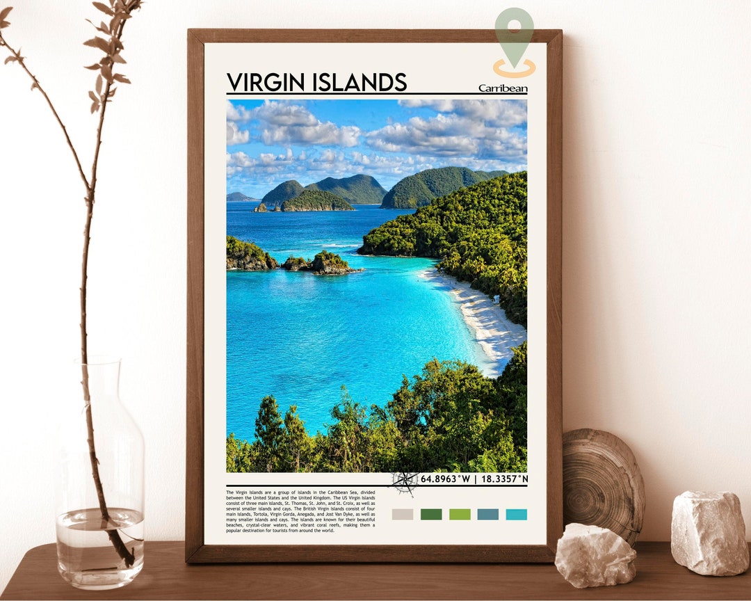 Virgin Islands Print, Virgin Islands Poster, Virgin Islands Wall Art ...