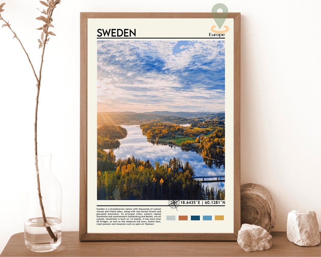 Sweden Print, Sweden Art, Sweden Poster, Sweden Photo, Sweden Poster ...