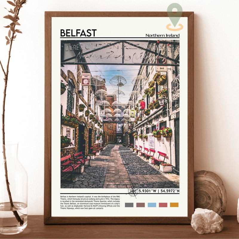 Belfast Poster - Etsy UK
