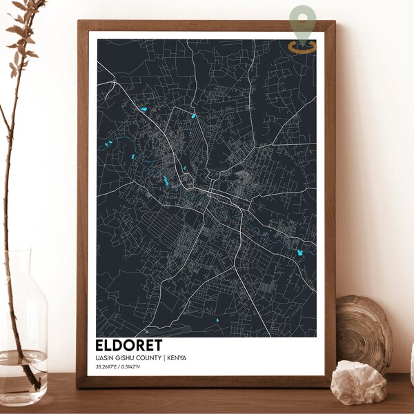 Map Art Print - Etsy