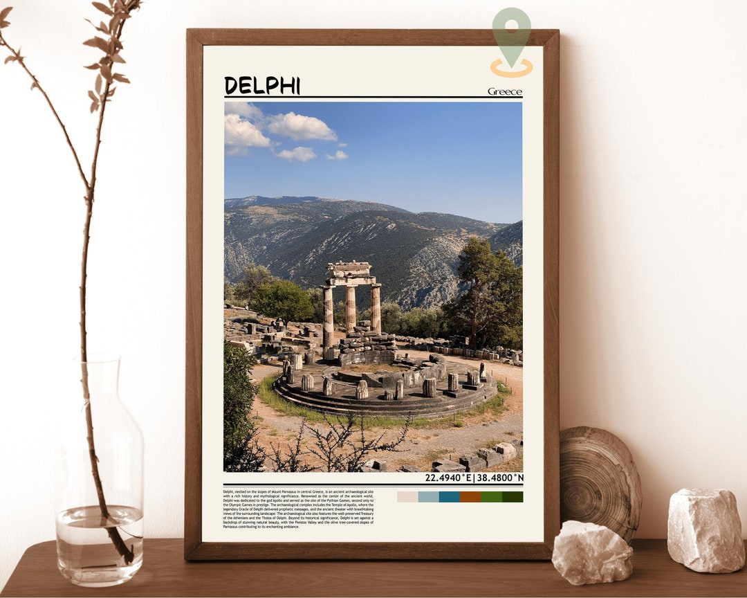 Delphi Art, Delphi Artwork, Delphi Map, Delphi Photo, Delphi Poster, Delphi Print, Delphi Travel ...