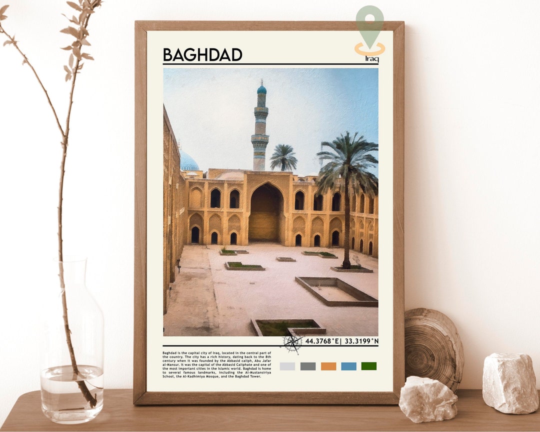 Baghdad Print, Baghdad Art, Baghdad Poster, Baghdad Photo, Baghdad ...