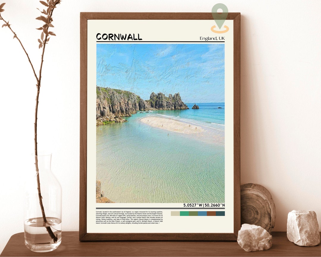 Cornwall Print, Cornwall Wall Art, Cornwall Poster, Cornwall Photo ...