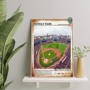 Fenway Park Print, Fenway Park Poster, Fenway Park Wall Art, Fenway ...