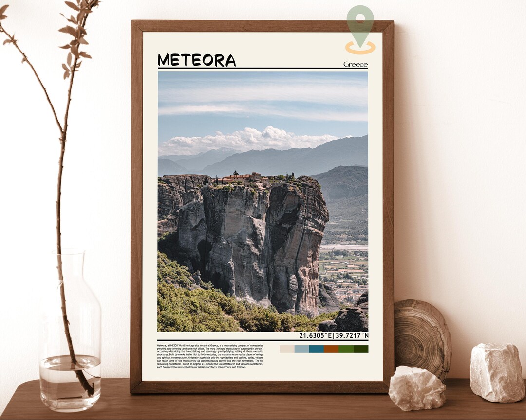 Meteora Art, Meteora Artwork, Meteora Map, Meteora Photo, Meteora ...