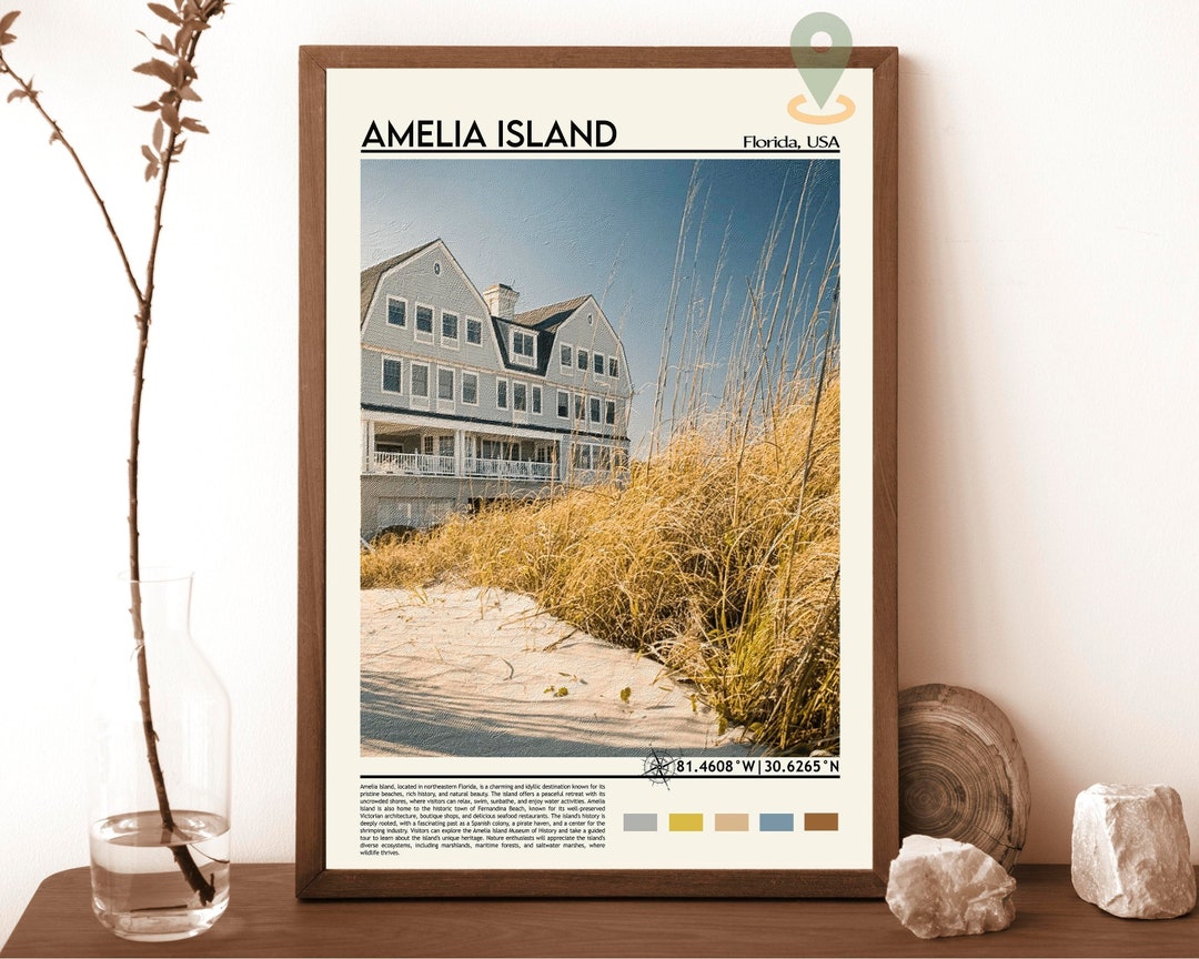 Amelia Island Print, Amelia Island Poster, Amelia Island Wall Art ...