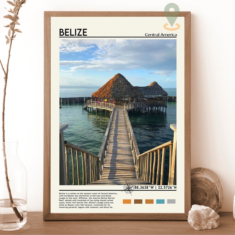 Belize Poster - Etsy