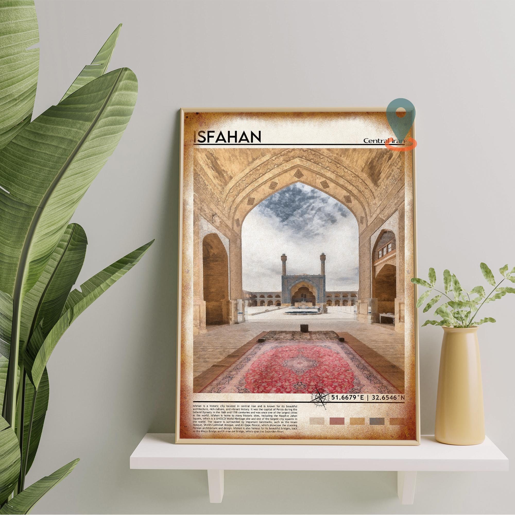 Isfahan Print Isfahan Poster Isfahan Wall Art Isfahan - Etsy