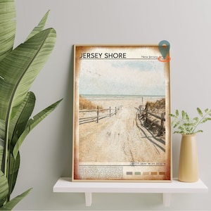 Jersey Shore Print, Jersey Shore Poster, Jersey Shore Wall Art, Jersey ...