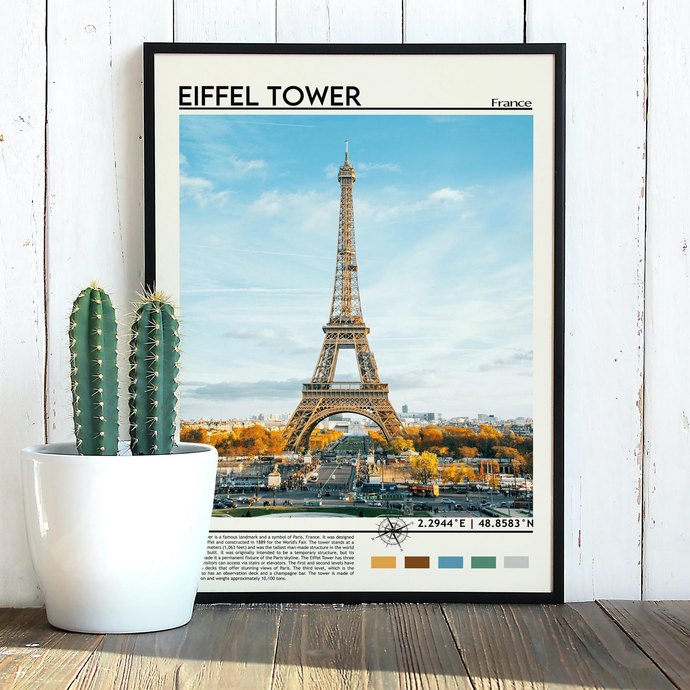 Eiffel Tower Print Eiffel Tower Art Eiffel Tower Poster - Etsy