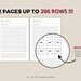Row Counter Sheet Knitting Crochet and Amigurumi Planner Stitch Counter ...