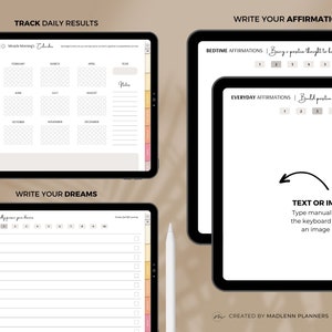 Amazing Morning Routine Journal Digital Planner for iPad Goodnotes ...