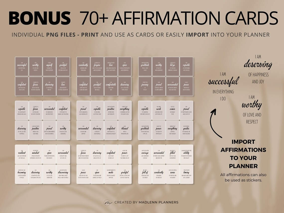 Amazing Morning Routine Journal Digital Planner for iPad Goodnotes ...