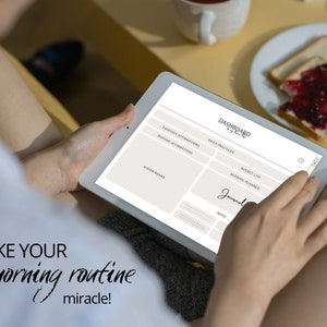 Amazing Morning Routine Journal Digital Planner for iPad Goodnotes ...