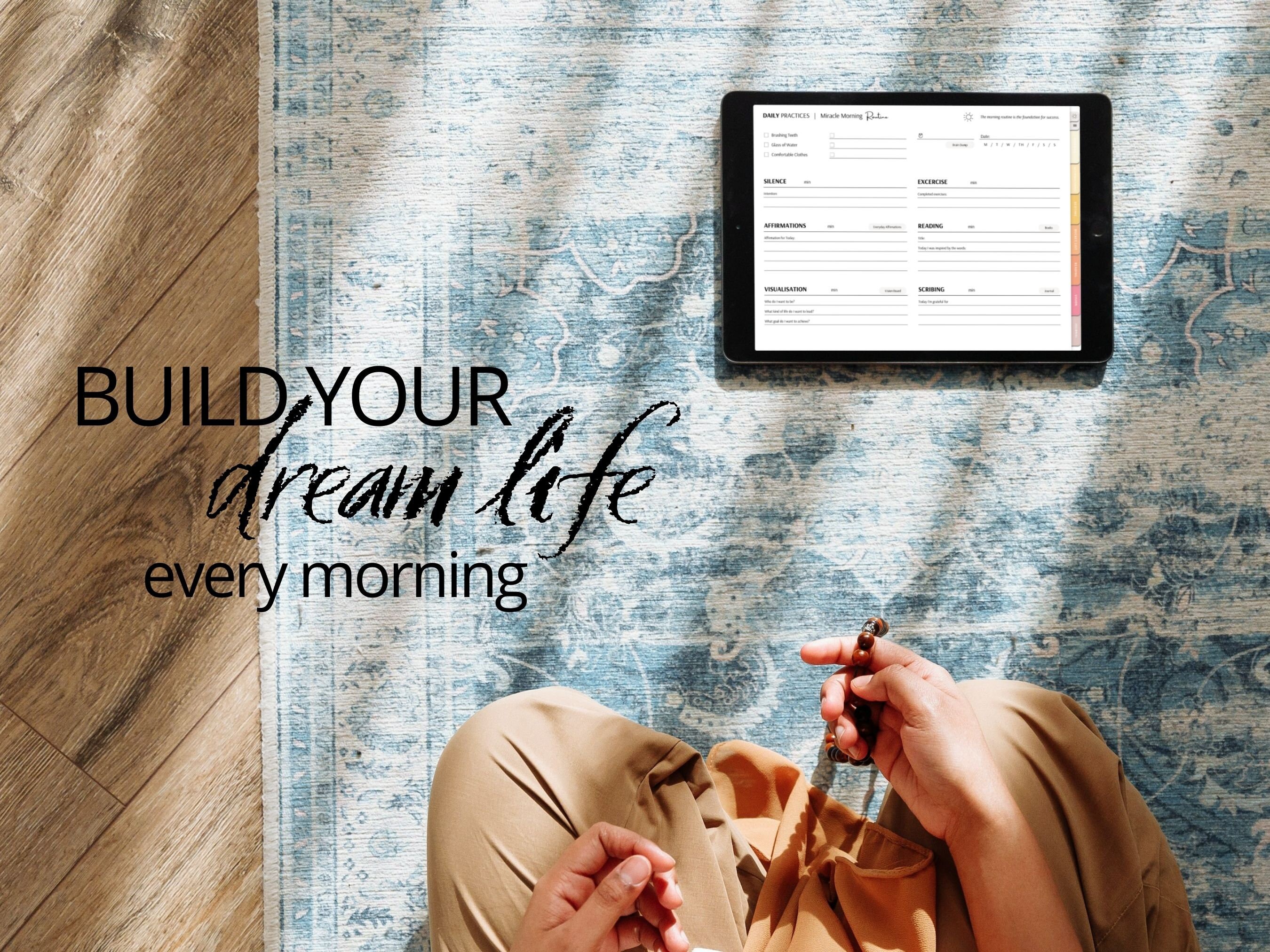 Amazing Morning Routine Journal Digital Planner for iPad Goodnotes ...