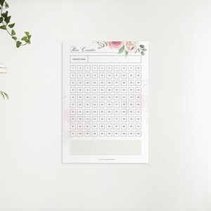 Row Counter Sheet Knitting Crochet and Amigurumi Planner Stitch Counter ...