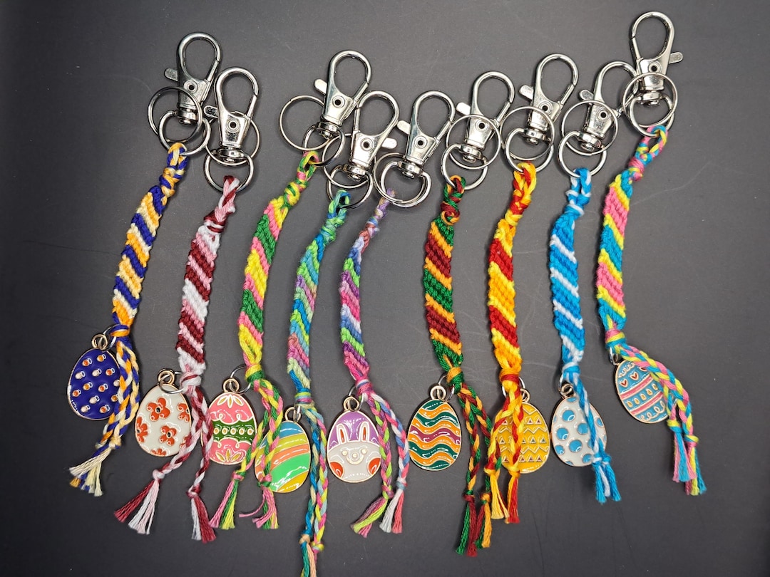 Egg Charm Mini Keychains - Etsy