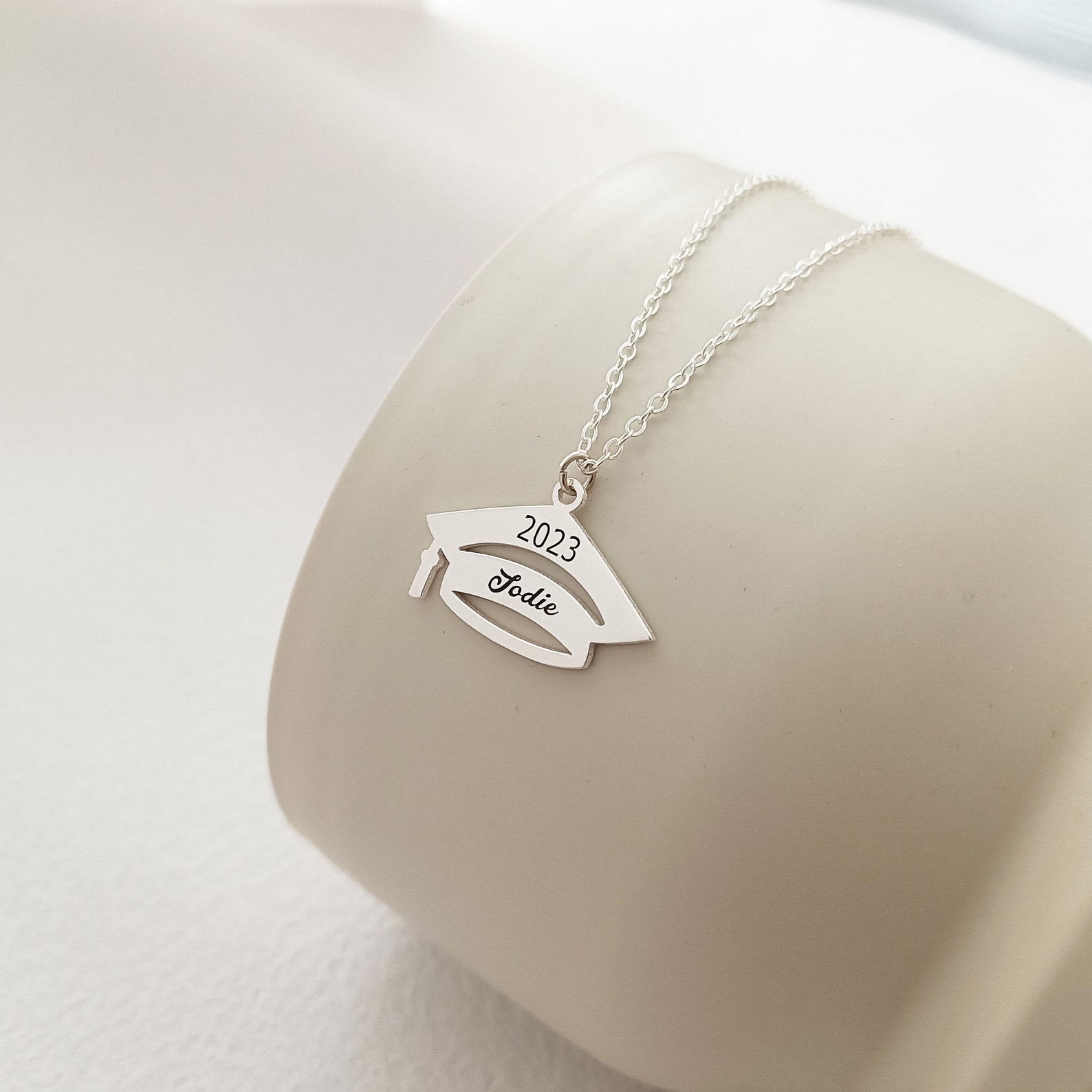 Custom Graduation Necklacepersonalized Graduation Name - Etsy UK