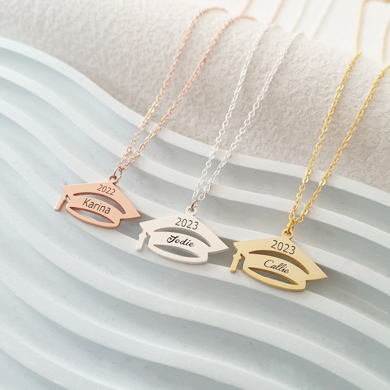 Custom Graduation Necklace,personalized Graduation Name Necklace ...