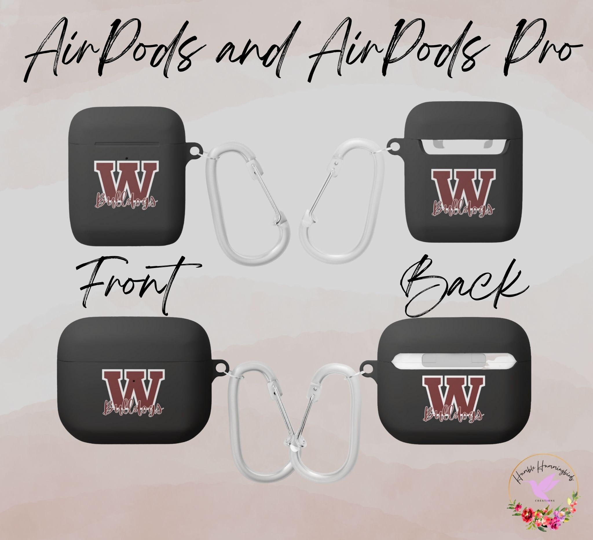 Custom Team AirPod Case: Personalized School Spirit TPU Cover - Etsy