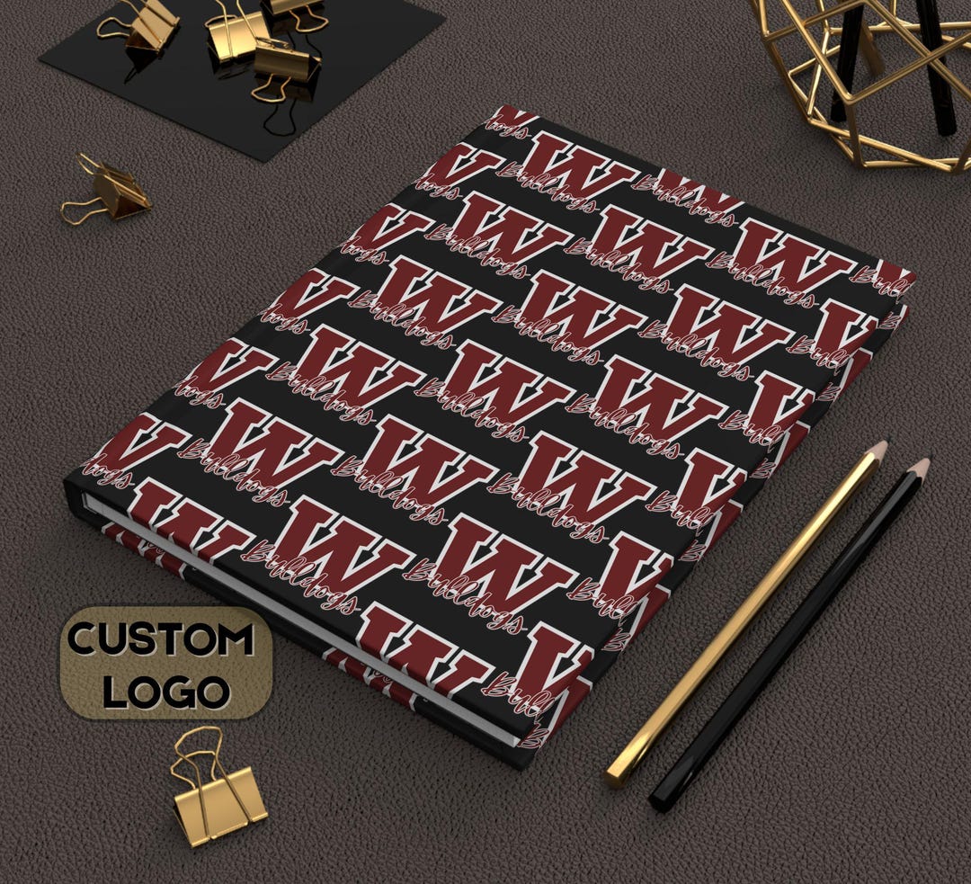 Show Your School Spirit! Custom Team Journal, Personalized Fan Gift ...