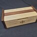 Hardwood Keepsake or Jewelry Box, Handmade Figured Maple and Peruvian ...