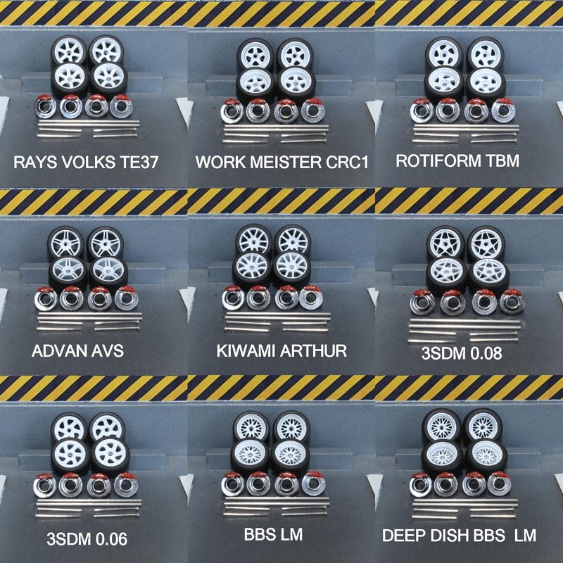 1/64 Scale Car Wheels - Etsy UK