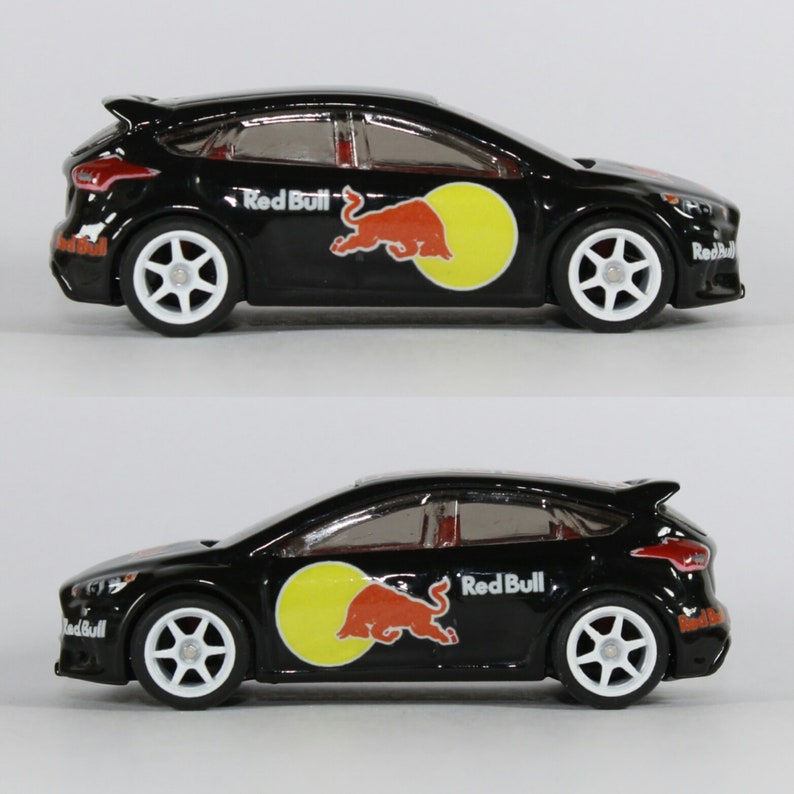 Hot Wheels Custom Car Red Bull Ford Focus RS - Etsy