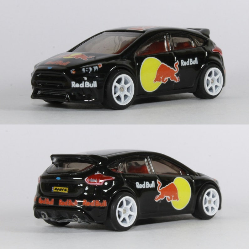 Hot Wheels Custom Car Red Bull Ford Focus RS - Etsy