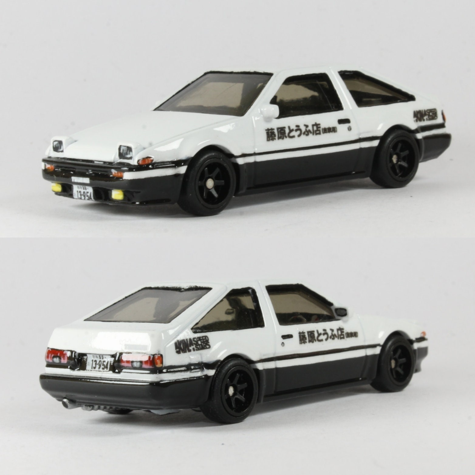 Initial D Takumi Fujiwara Toyota AE86 Carded Hot Wheels Custom Car - Etsy