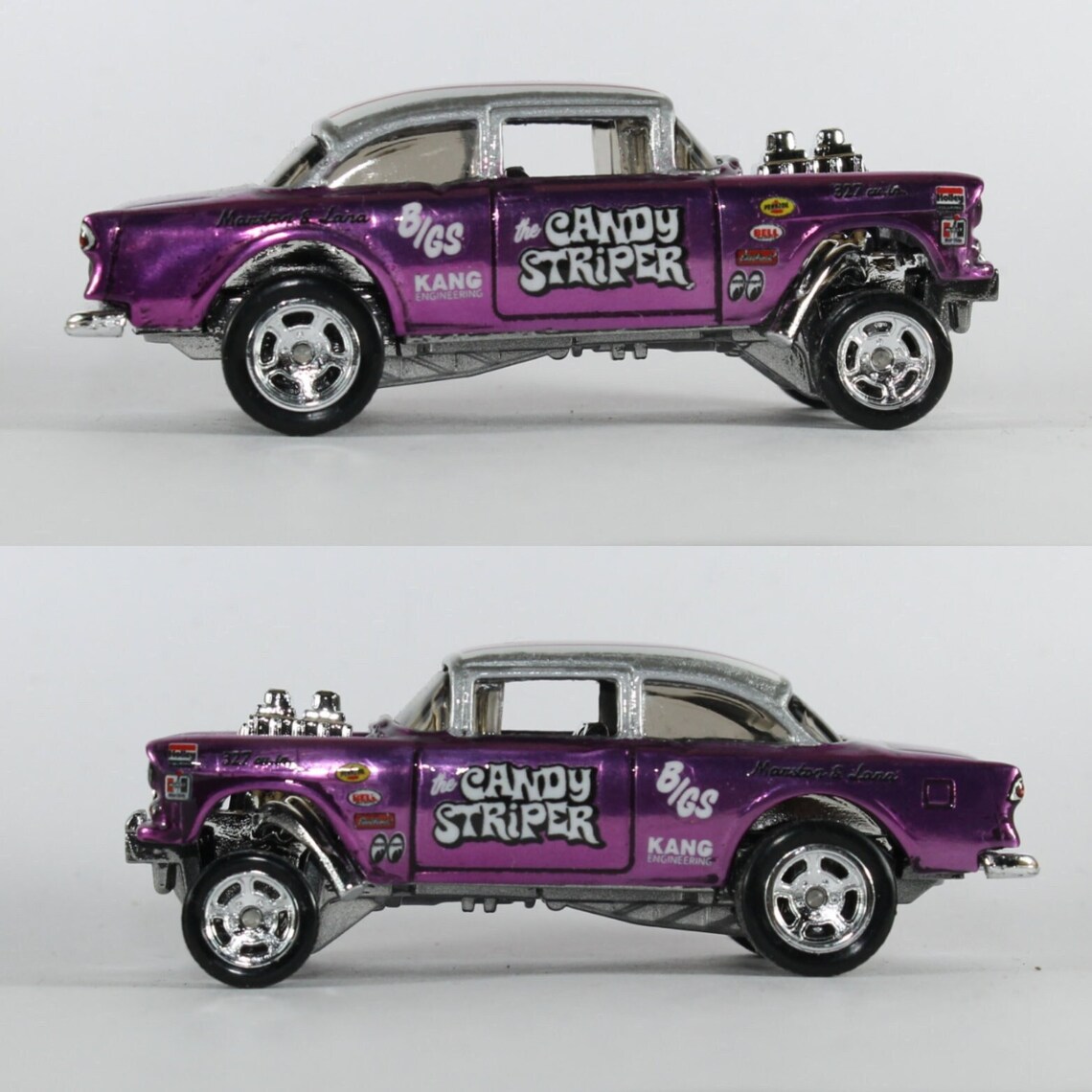 Candy Striper Chevrolet Bel Air Gasser Replica Hot Wheels Custom ...