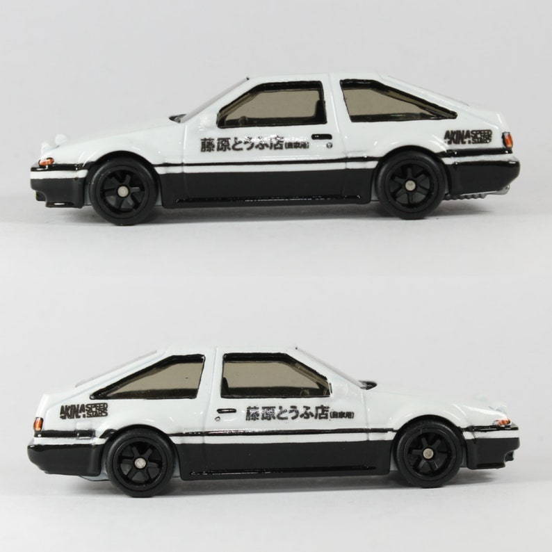 Initial D Takumi Fujiwara Toyota AE86 Carded Hot Wheels Custom Car - Etsy