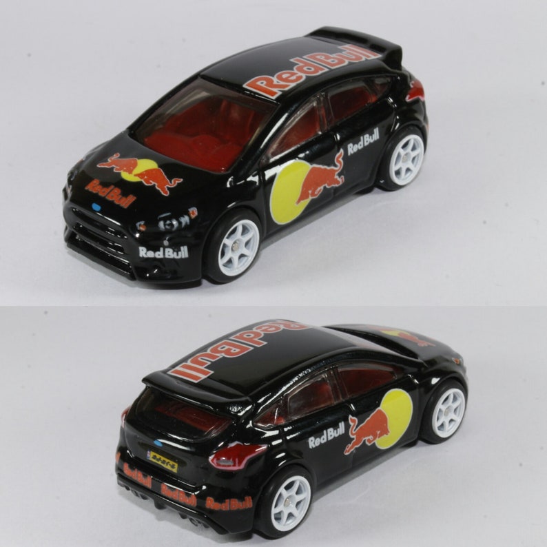 Hot Wheels Custom Car Red Bull Ford Focus RS - Etsy