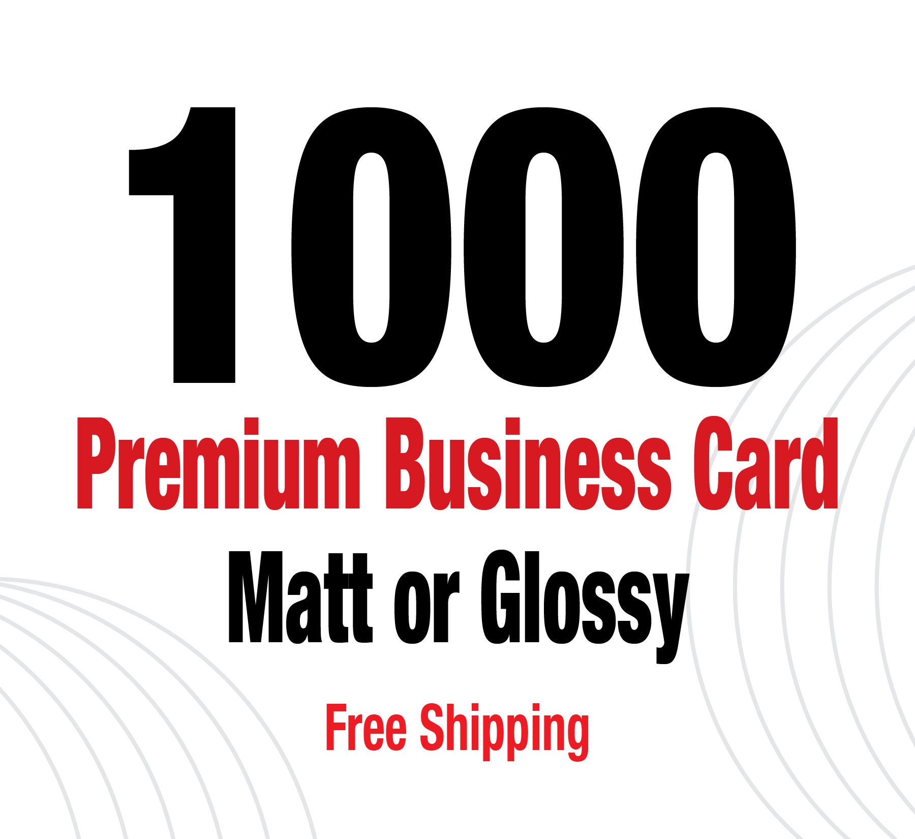 Premium Business Card 16pt Card Stock Matt or Glossy Printing - Etsy