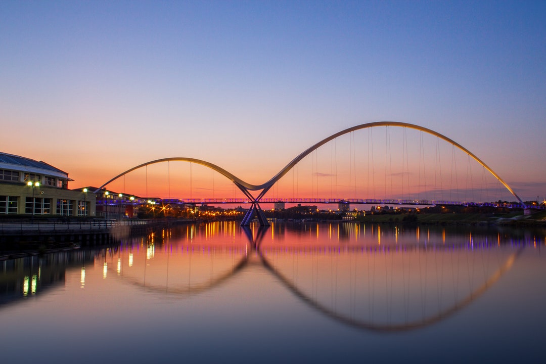 Infinity Bridge Stockton Print - Etsy