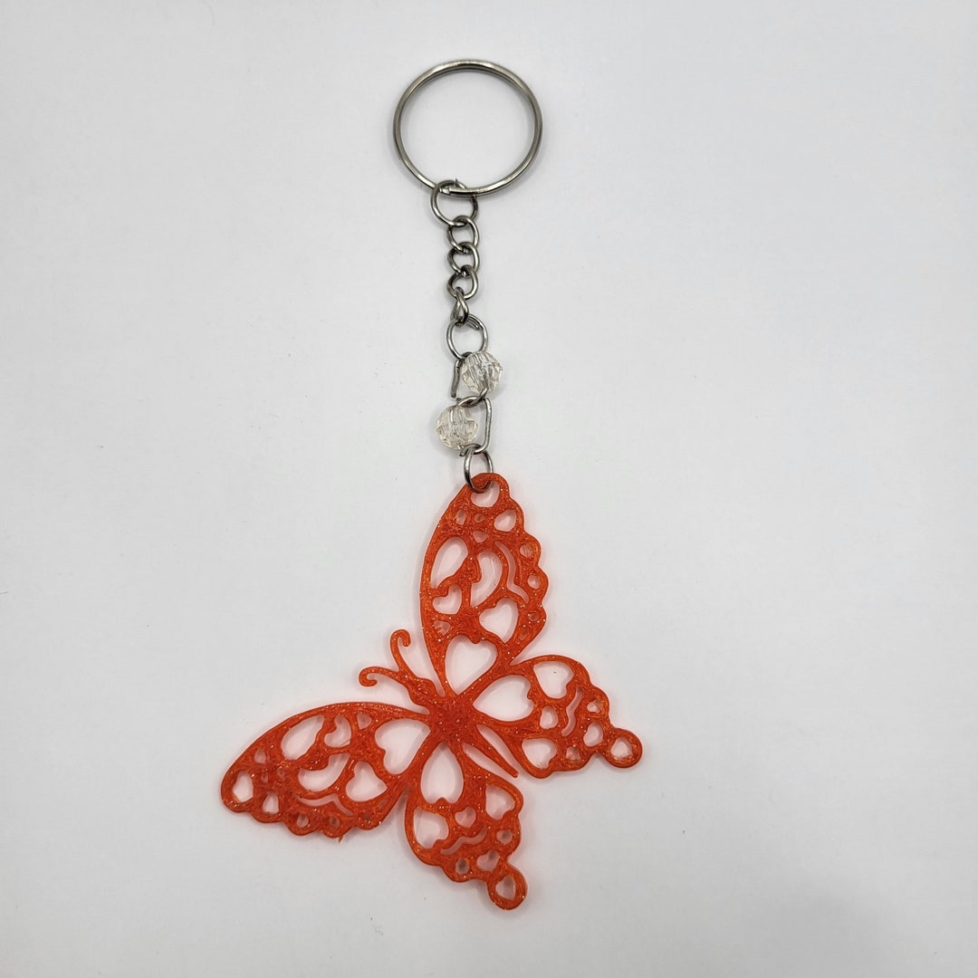 Butterfly Keychain, 3D Printed - Etsy