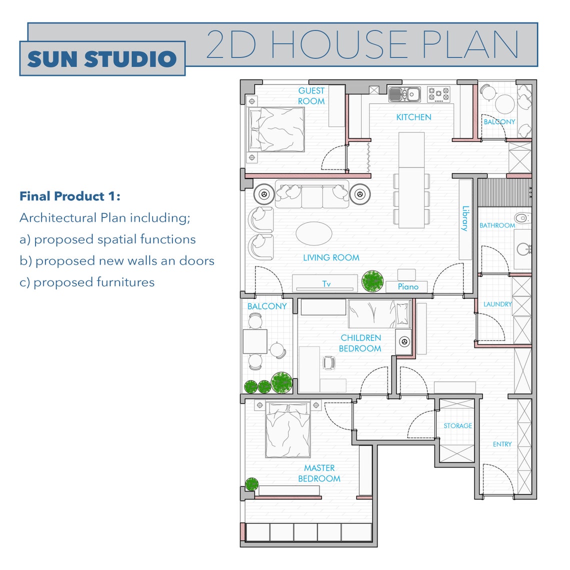 Custom 2D House Plan - House Renovation Plan - House Furniture Plan - Etsy