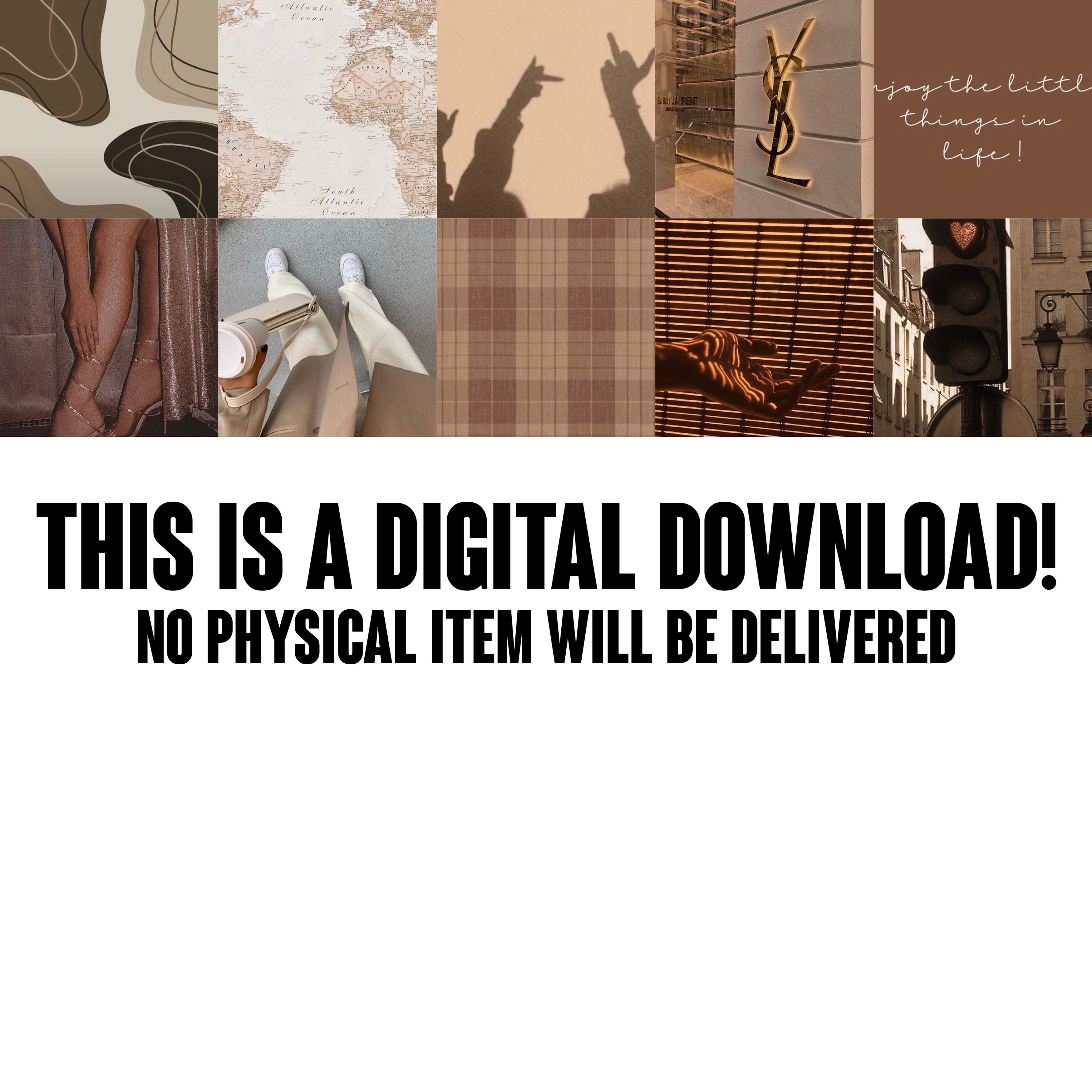 Neutral 60 Pcs Wall Collage Kit - Etsy